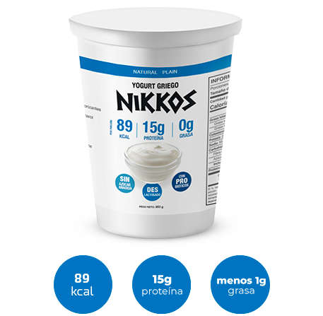 Yogurt Griego producido de forma tradicional por Nikkos Costa Rica